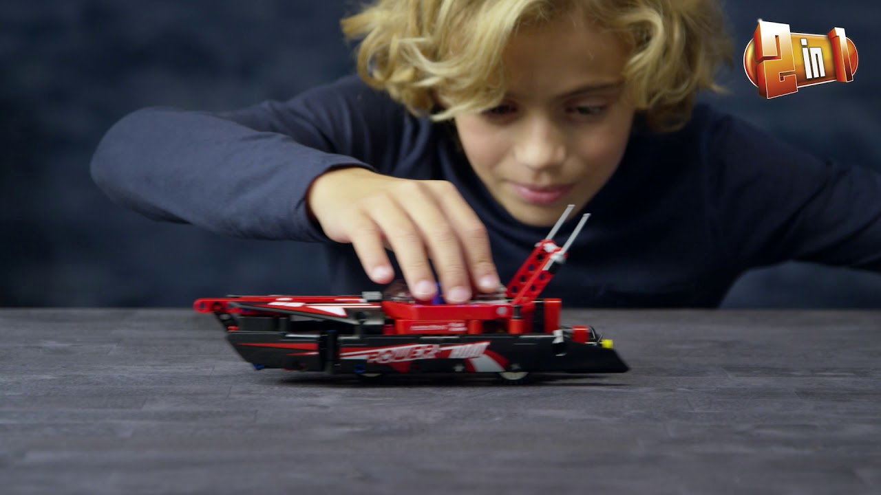 LEGO 42089 TECHNIC POWERBOAT @2TTOYSLEGOPLAYMOBILCOBI - YouTube