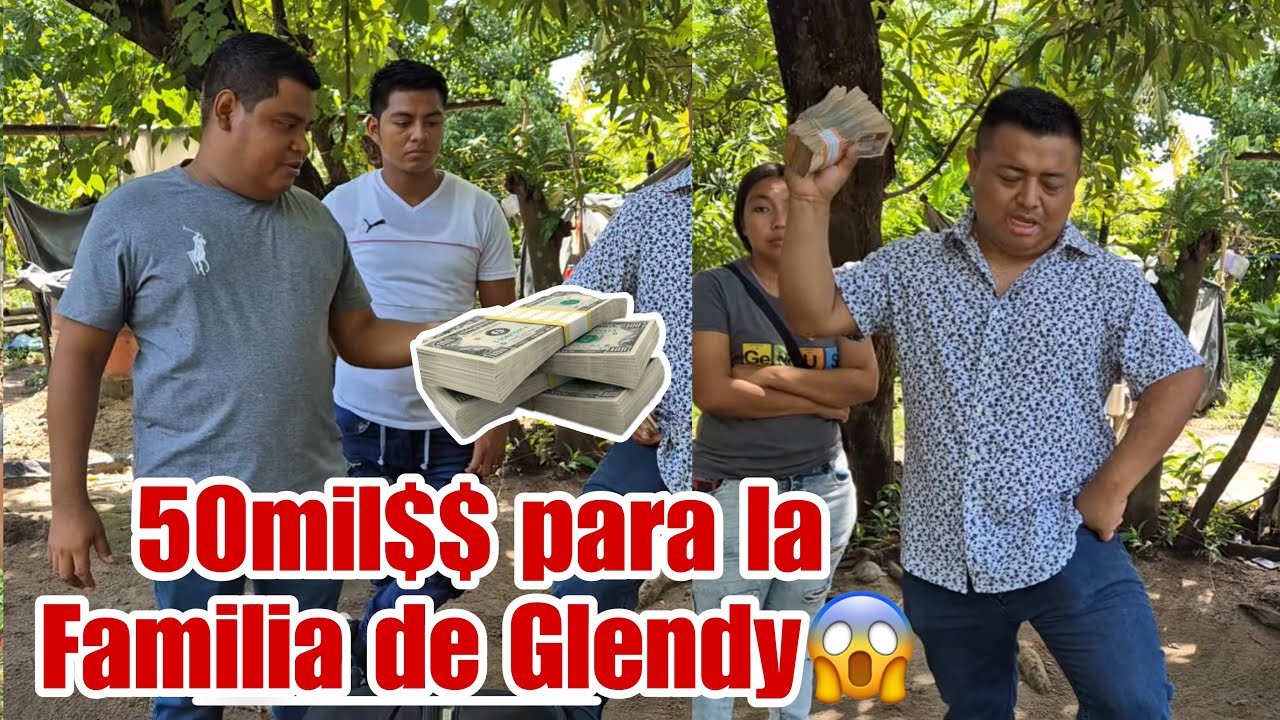 Este dinero cambiará la vida por completo de Glendy y su Familia/no lo ...
