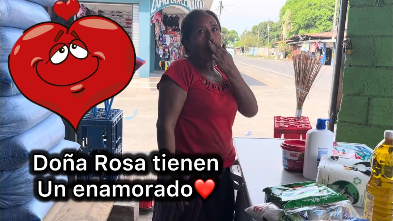 Gran noticia doña Rosa recibe todos estos víveres de su admirador ...