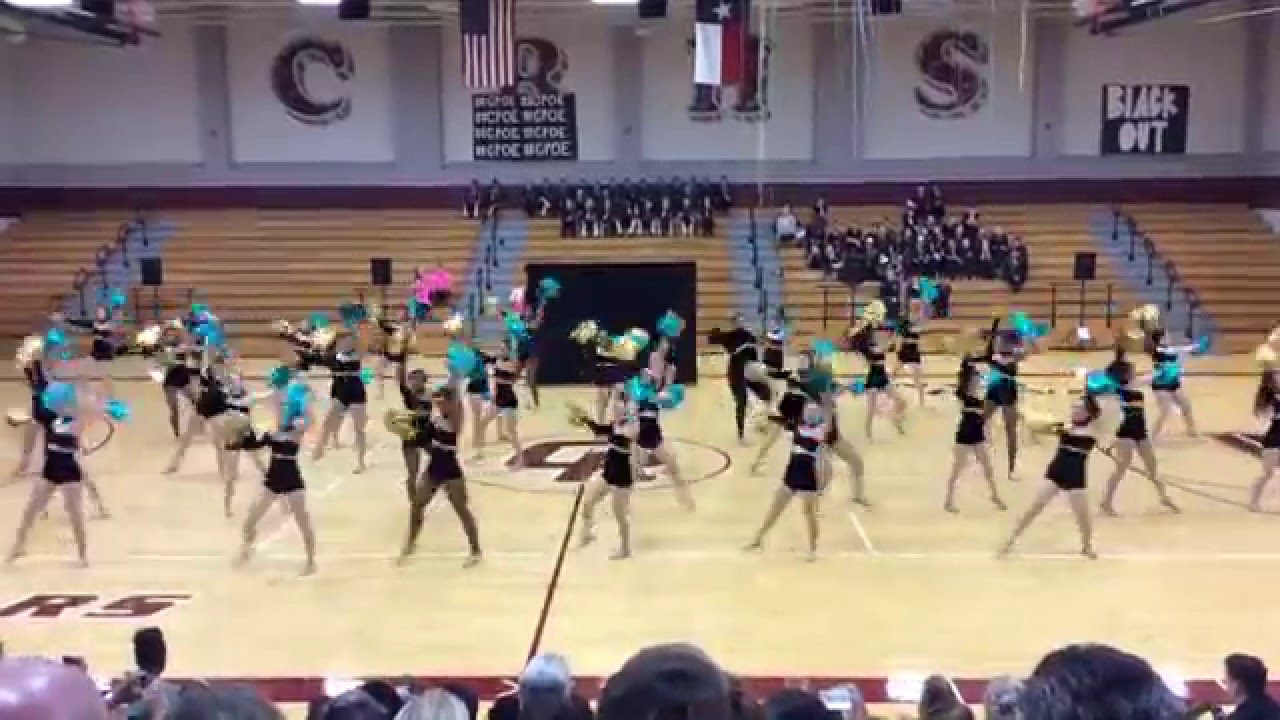 Cy Ridge Dazzlers Team Pom 2016 - YouTube