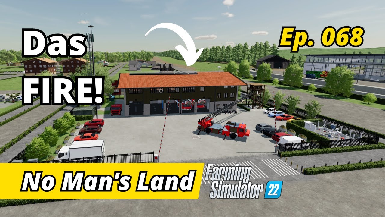 Fire Station Build & Reveal - No Mans Land EP 068 - Farming Simulator ...