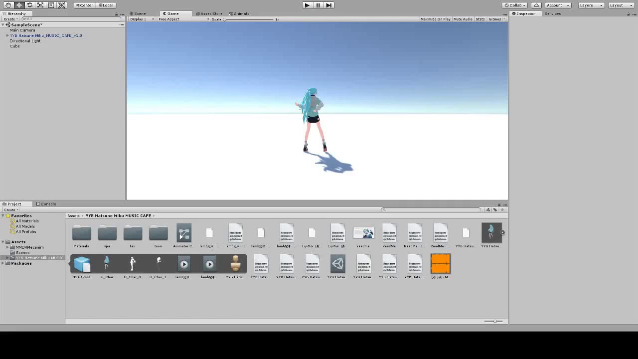 Unity_MMD模組與動作導入測試 - YouTube