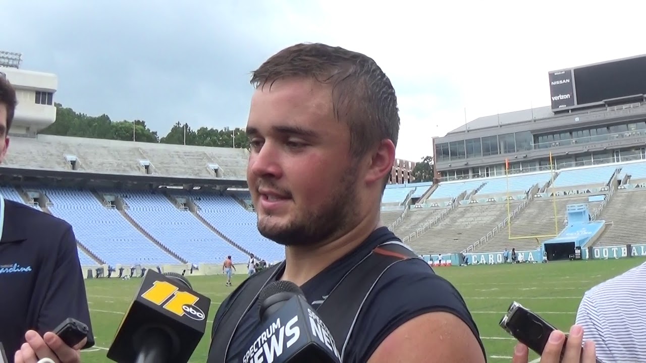 UNC Fall Camp Nathan Elliott 8 14 - YouTube