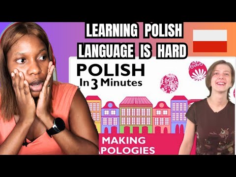 African Reacts to Polish language ‐ Polish in 3 mins - How to Apologise ...
