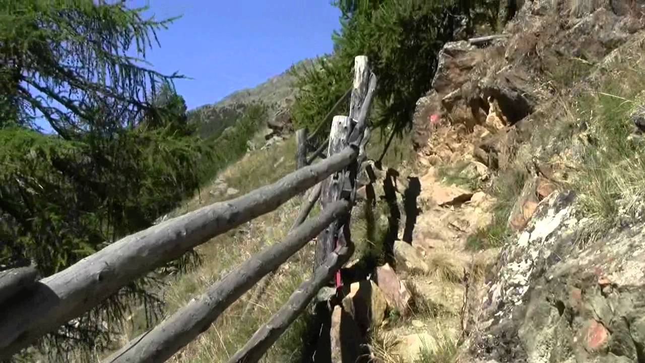 Trekking in "Val Senales" 1/4: Vernago (anello alto - high loop-path ...