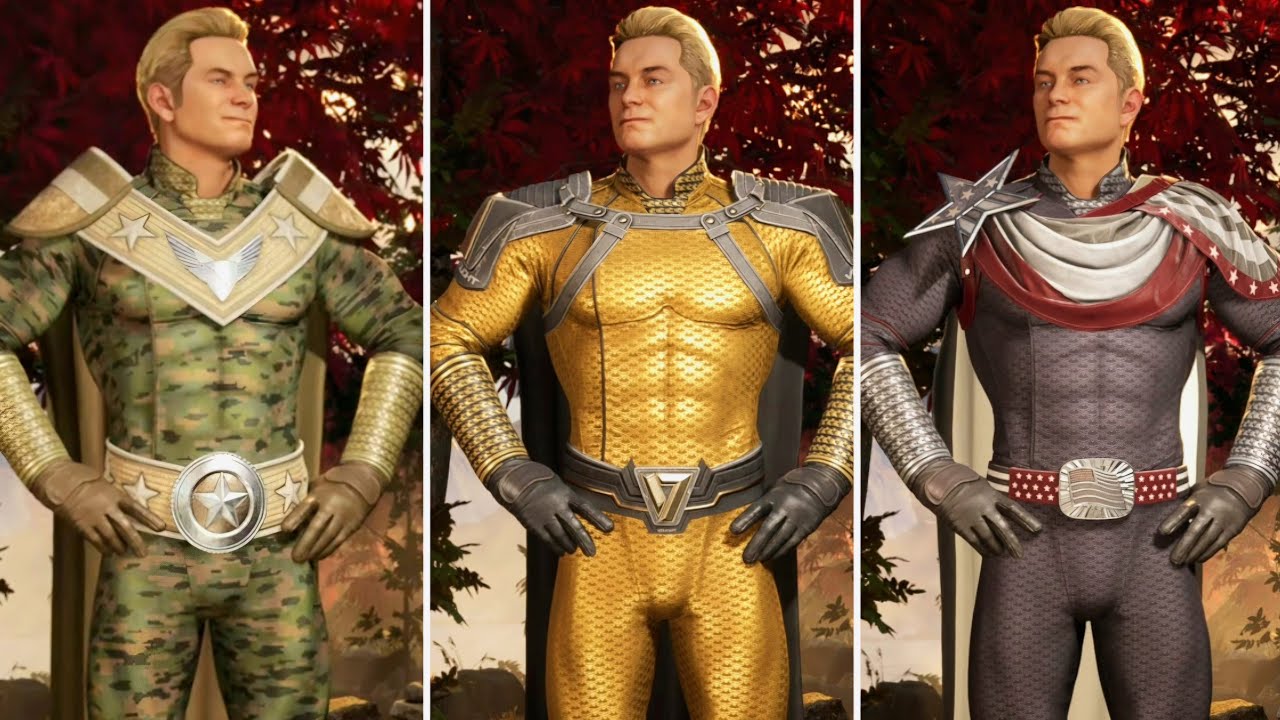 Homelander ALL Gear, Capes and Color Palettes (Mastery Unlocks) | MK1 ...