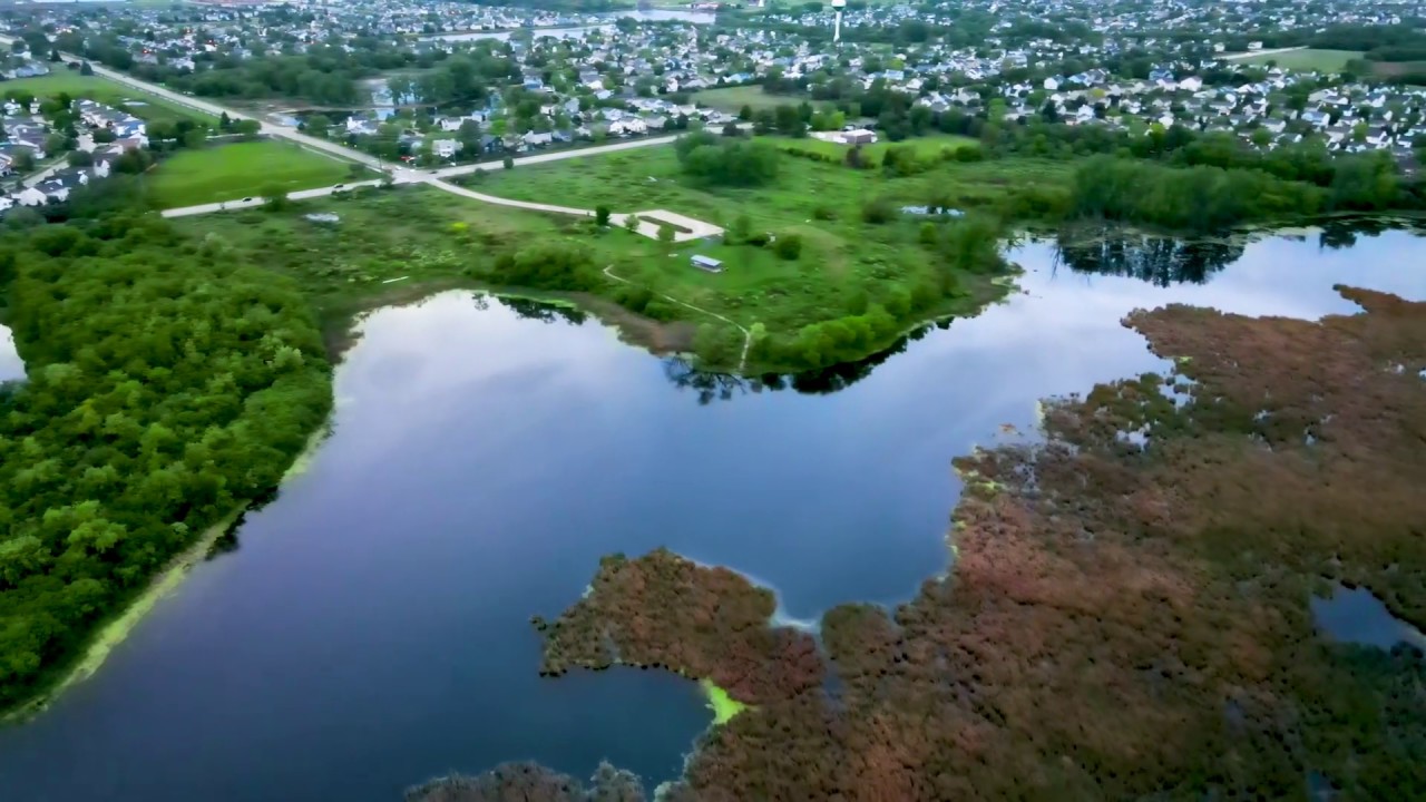 Exner Marsh at Sunset, Lake in the Hills, Illinois - YouTube