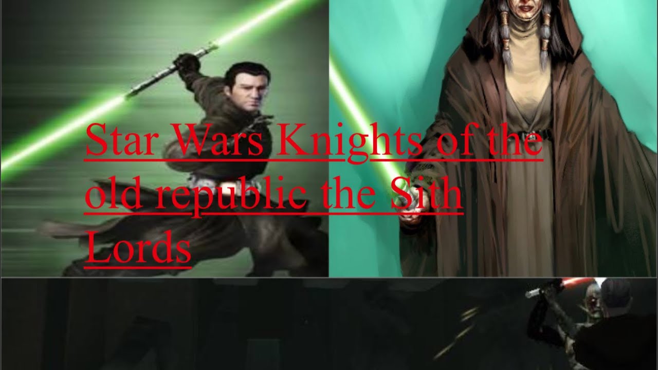 Star Wars Knights of the old republic the Sith Lords Act 2 Fate of ...