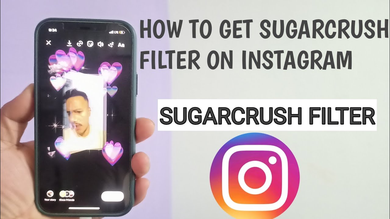 How To Get SugarCrush Filter On Instagram - YouTube