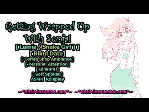 Kitti Minx ASMR - Getting Wrapped Up With Sonja! ( Lamia Snake Girl ) Audio Roleplay