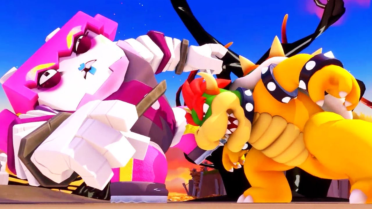 Mario + Rabbids Sparks of Hope - Mario Saves Bowser + Bedrock Boss ...