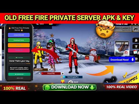 Free Fire Old Version 2018 Download 🔥 | Private Server Access 💯 | Old FF APK 2026 | New Apk & Key 