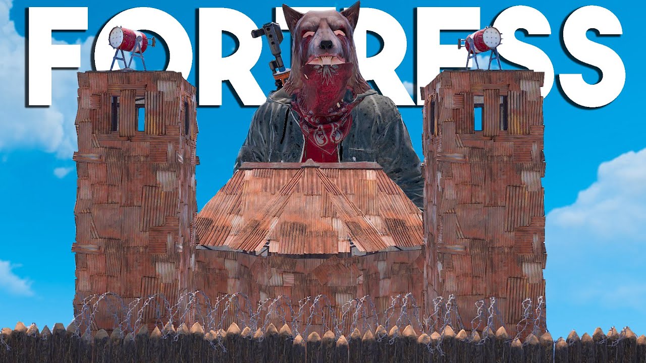 I Lived in an Armored Fortress on a 500 pop server - Rust - YouTube