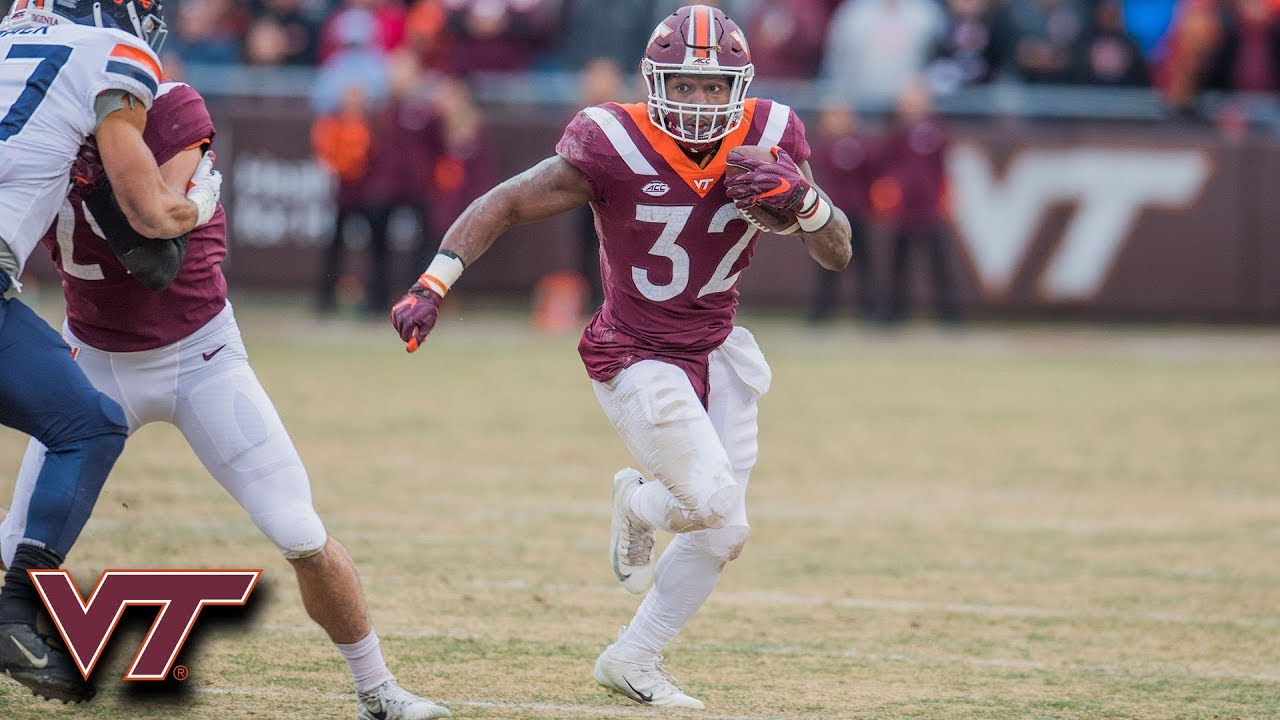 Virginia Tech RB Steven Peoples Top Plays 2018 - YouTube