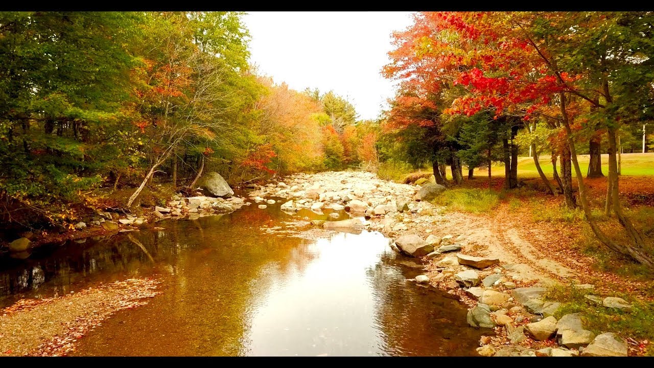 White Mountain National Forest & Artist Bluff Peak Fall Season [in 4K ...