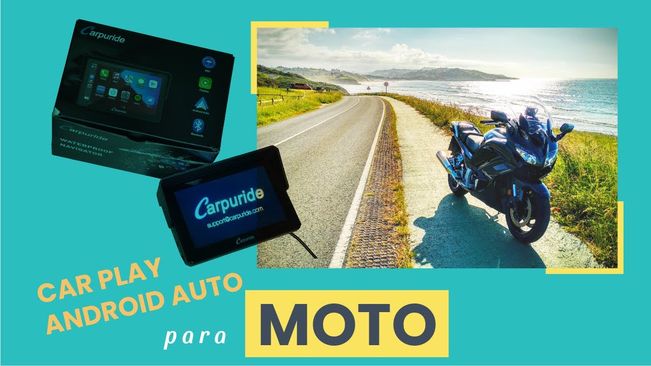Pantalla para MOTO. Instalación de pantalla Android Auto en Yamaha FJR ...