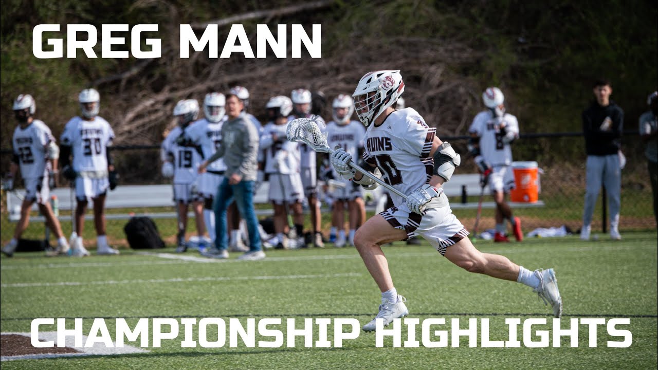 Greg Mann MIAA B Conference Championship Highlights - YouTube