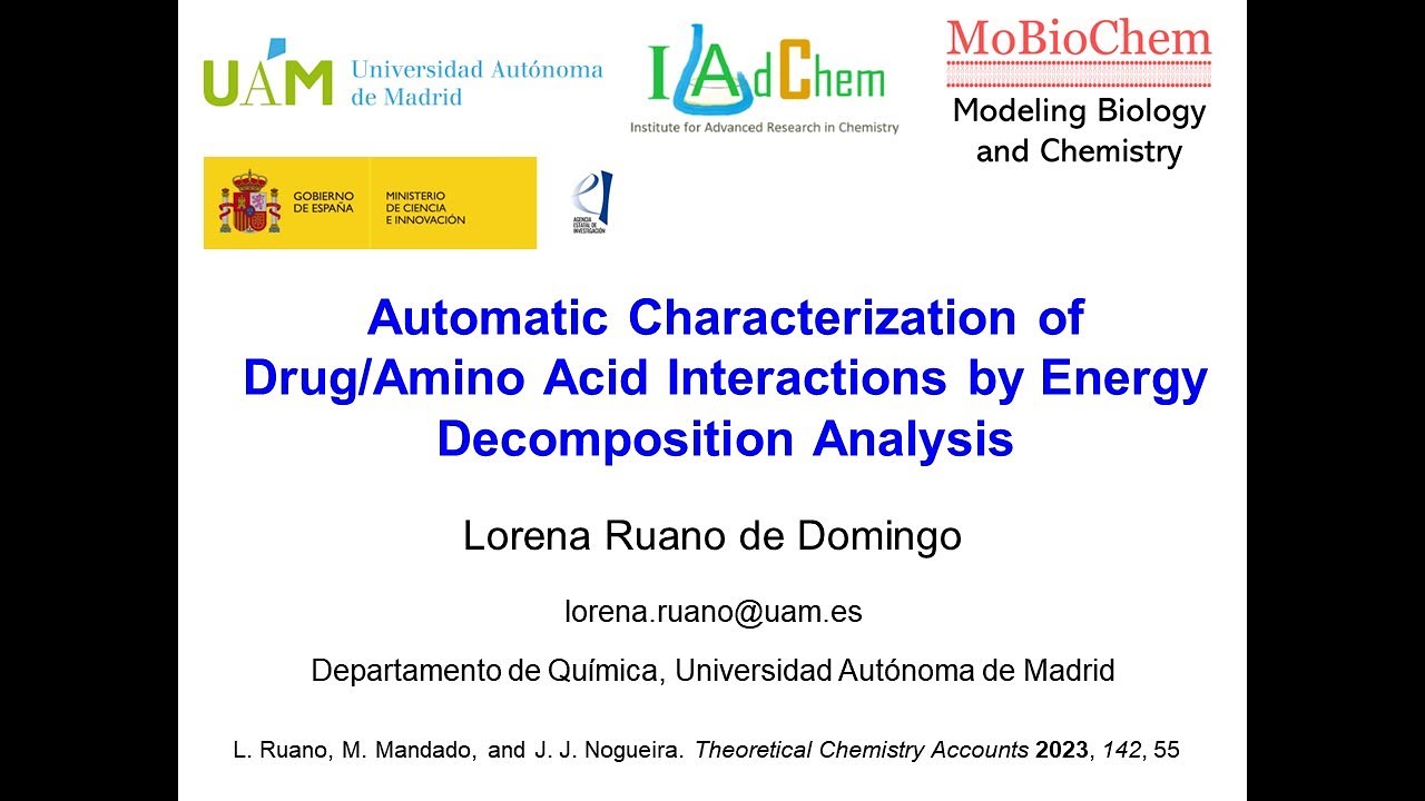 Automatic Characterization of Drug/Amino Acid Interactions by Energy ...