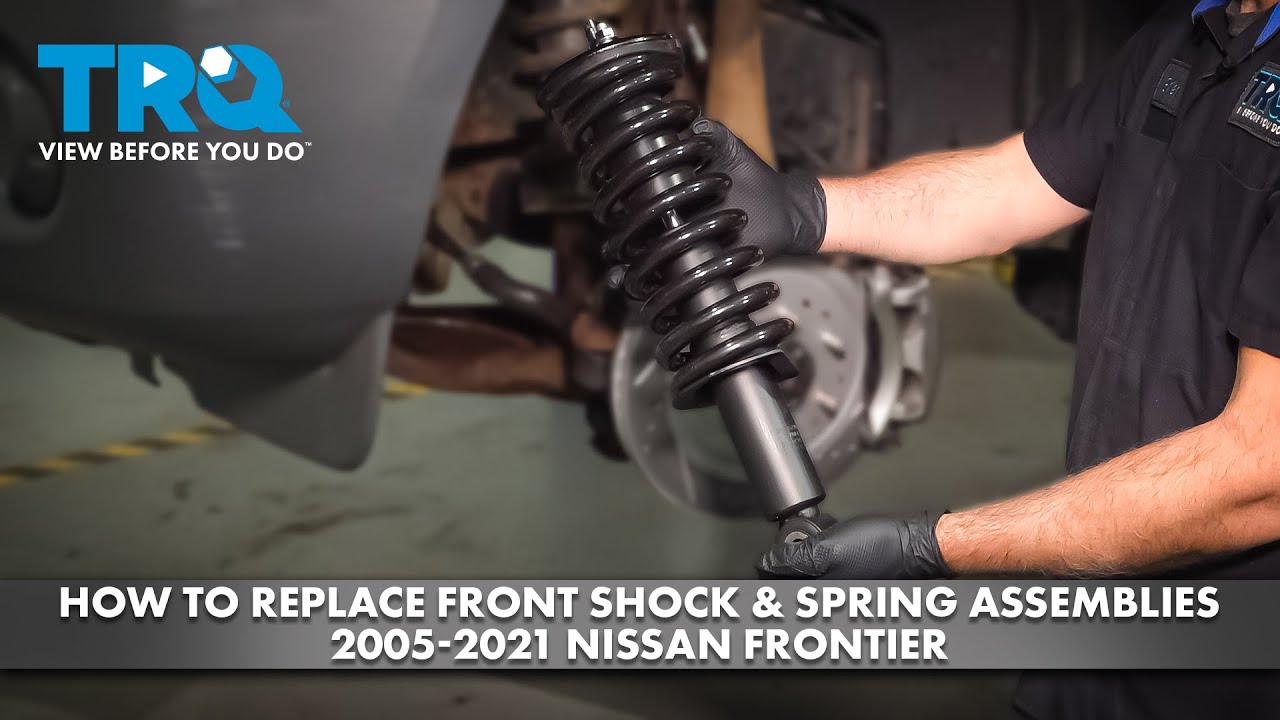 How to Replace Front Shock & Spring Assemblies 2005-2021 Nissan ...