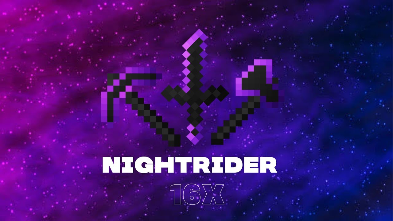 Nightrider 16x Mcpe Pvp Texture pack // Wemmbu's 30k Pack - YouTube