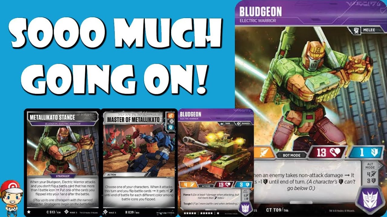 1ST Ever Bludgeon Card Has a LOT Going On! (Transformers TCG Wave 5 ...