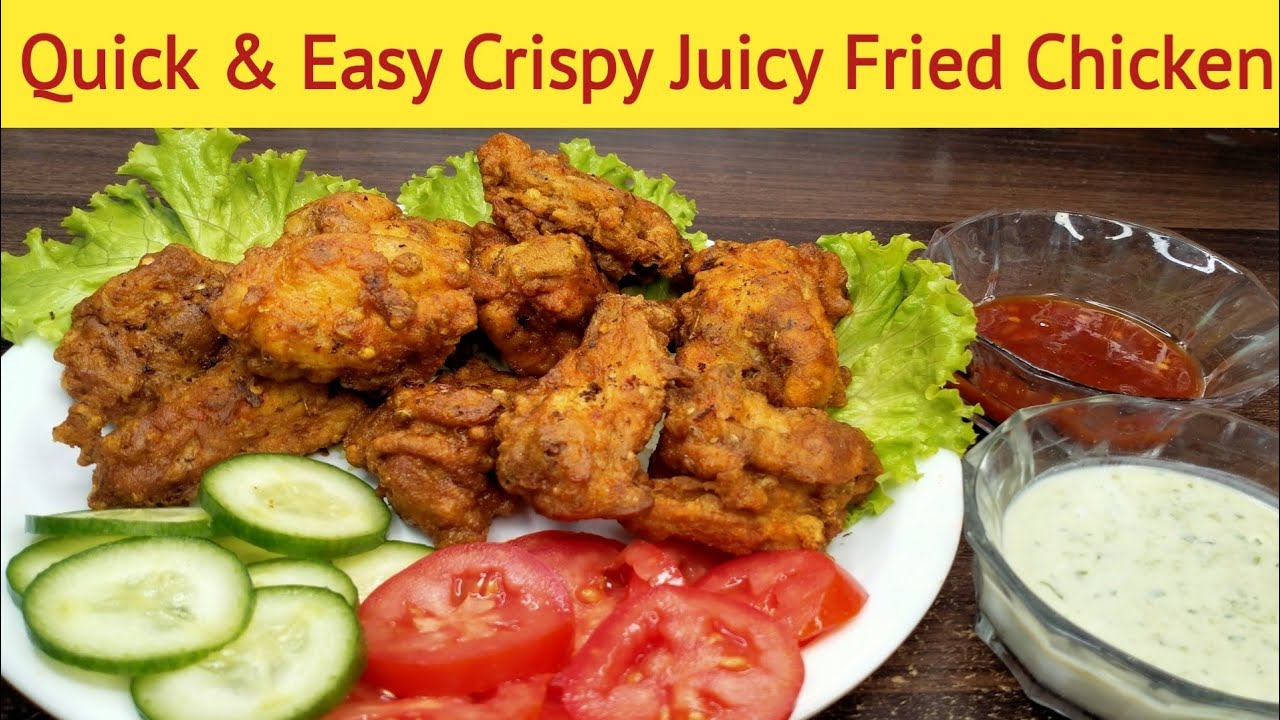 Crispy Fried Chicken Special Recipe | Restaurant Style Crispy & Juicy ...