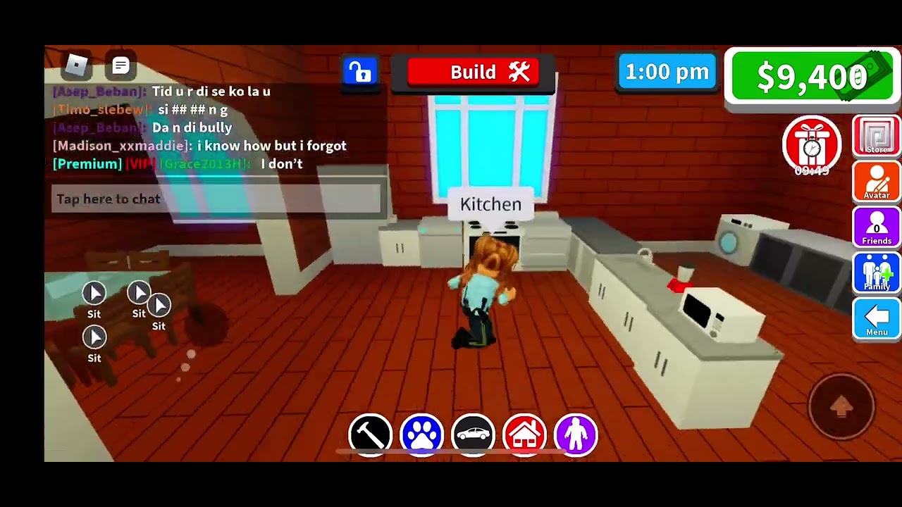 House tour in blox city in Roblox - YouTube
