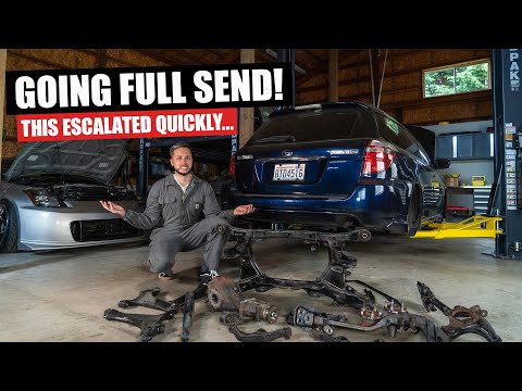 The Legacy GT Wagon Build is OUT OF CONTROL! - YouTube