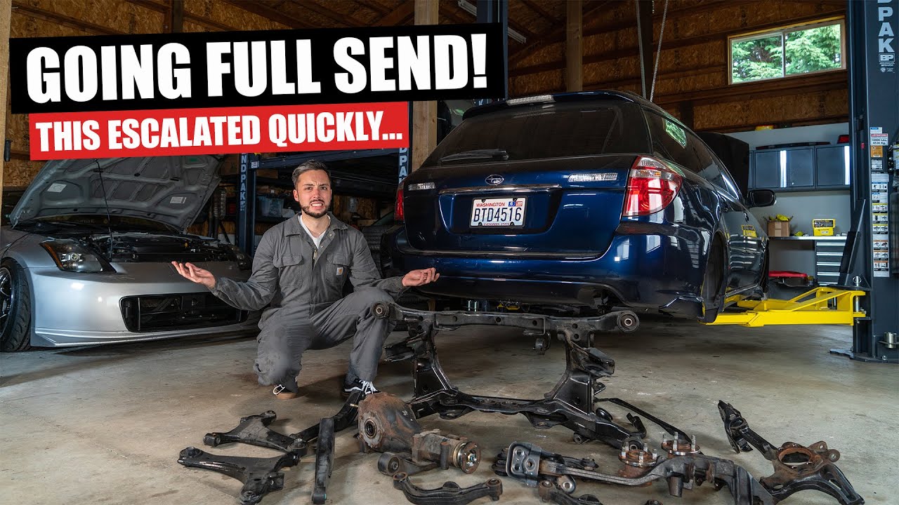The Legacy GT Wagon Build is TOTALLY OUT OF CONTROL! - YouTube