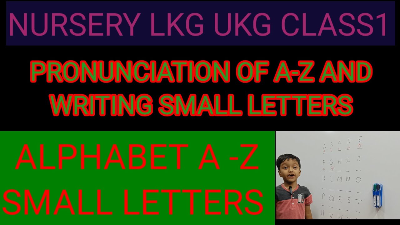 // NURSERY LKG UKG CLASS-1//ALPHABET A TO Z// SMALL LETTER WRITING ...