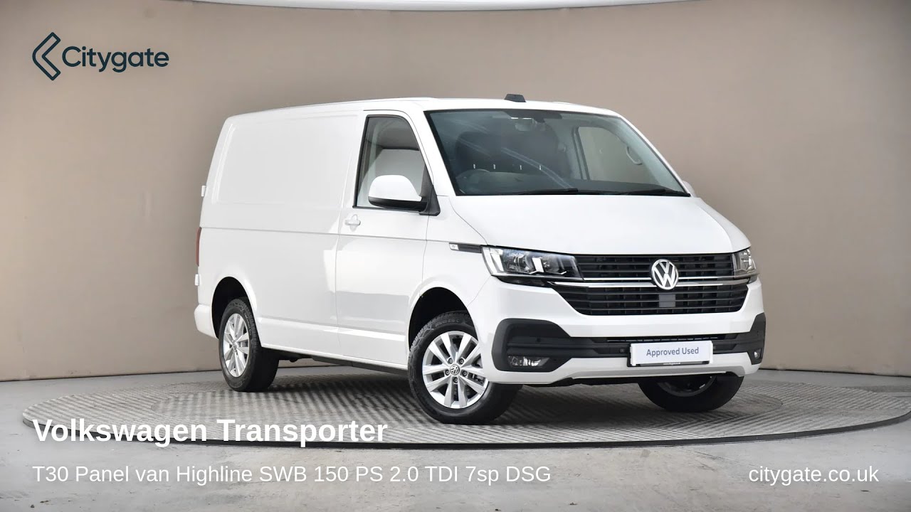 Volkswagen Transporter - T30 Panel van Highline SWB 150 PS 2.0 TDI 7sp ...