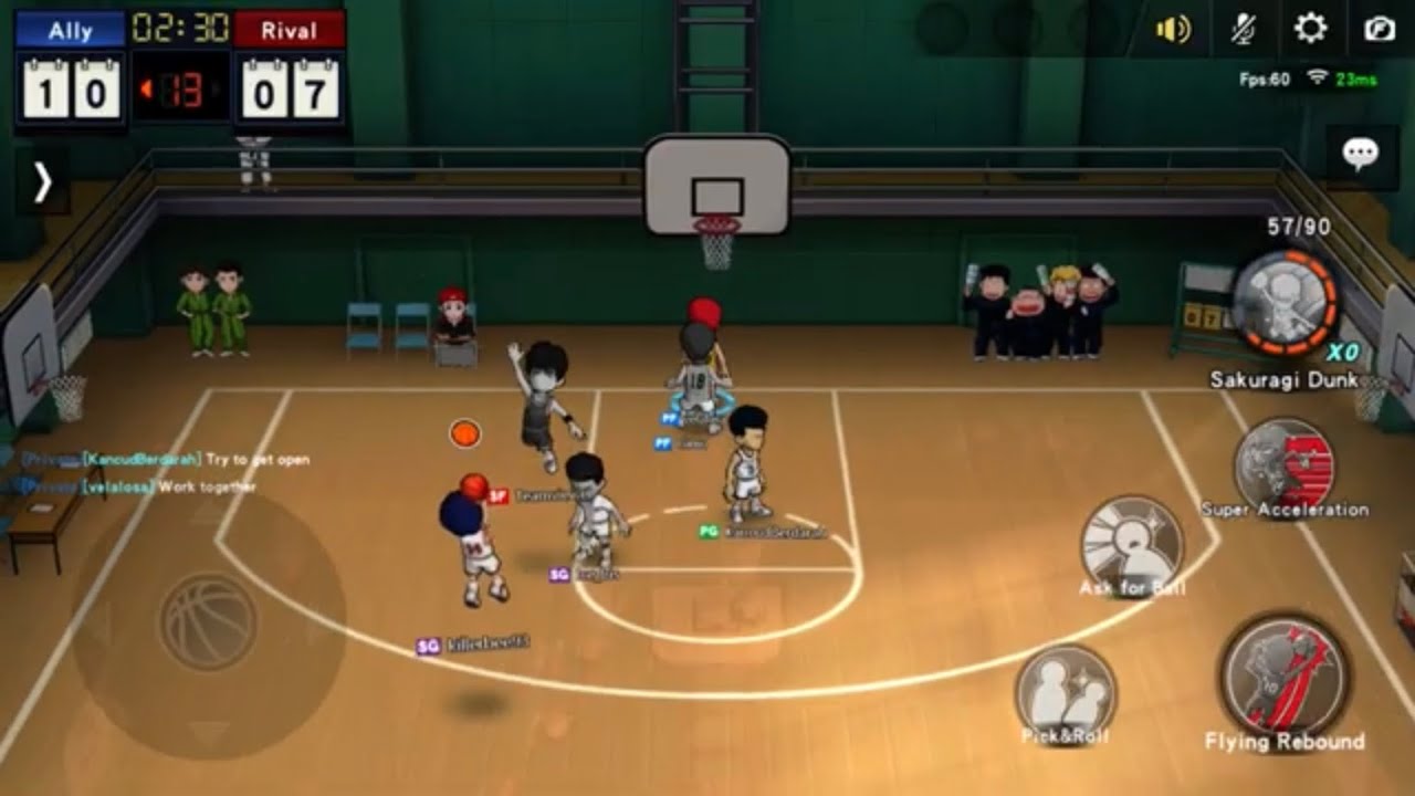 Slam Dunk Mobile Gameplay Hanamichi - YouTube