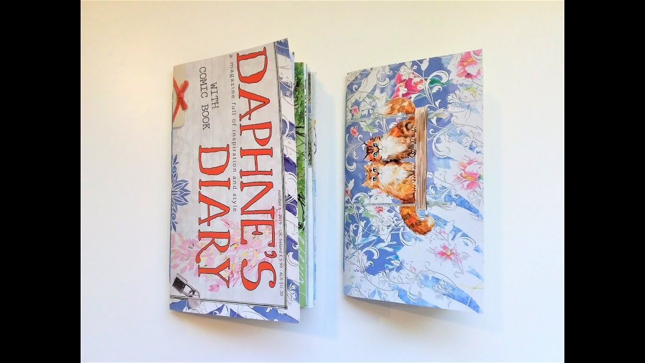 How I make Daphne's Diary journals - YouTube