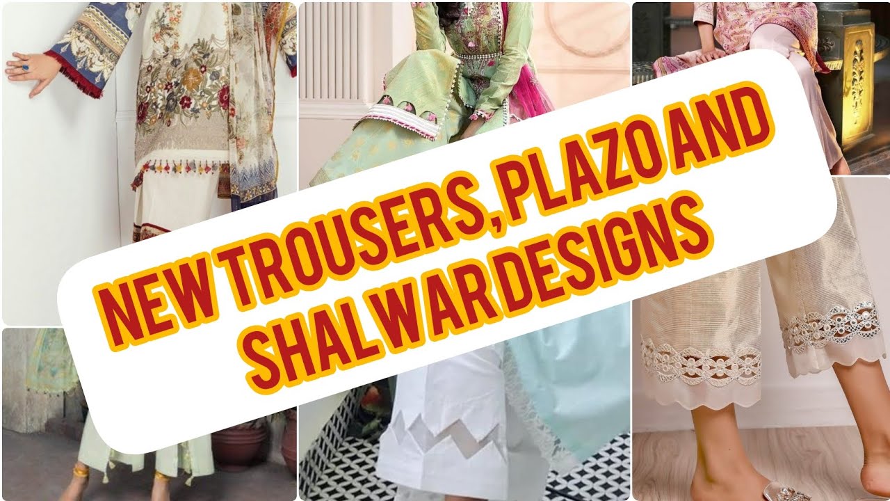 New trousers, plazo and shalwar designs 2023 ||juganwrites - YouTube