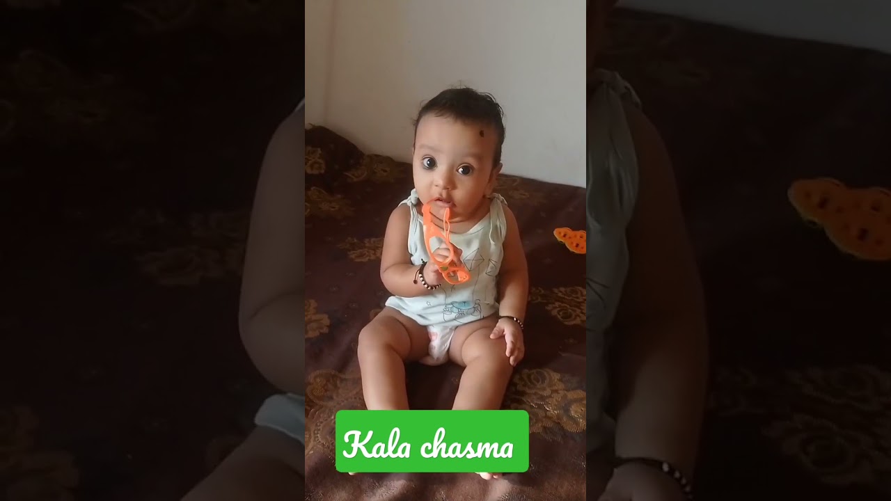 cute chasma girl playing # short video # YouTube short - YouTube