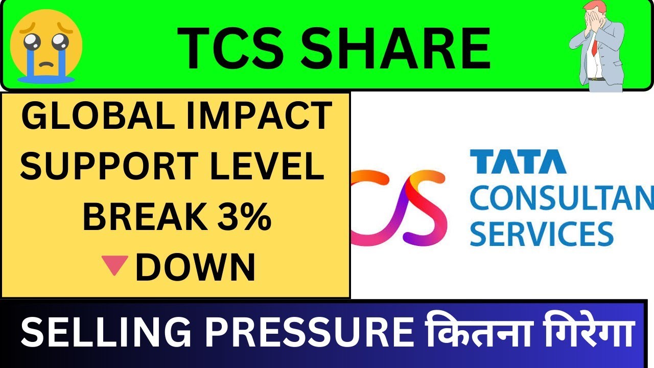 TCS SHARE 3% 🔻DOWN || TCS SHARE TARGET 🎯 || TCS SHARE LATEST NEWS TODAY ...