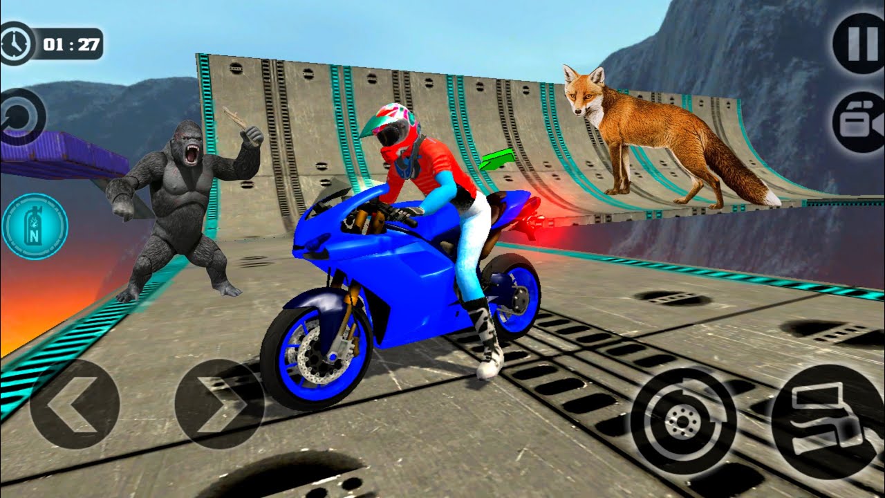 Impossible Motor Bike Stunt Games - Motorcycle Racing Stunt Game - Bike ...
