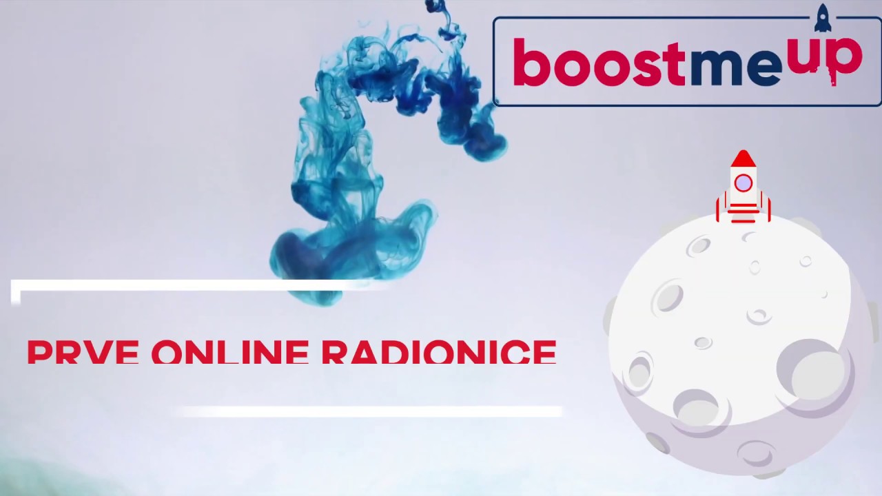 BoostMeUp - online radionice - YouTube