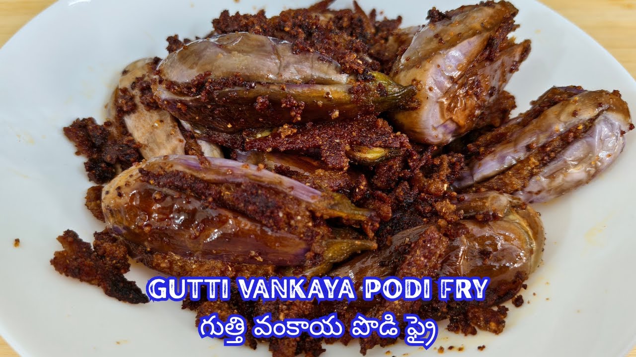 Andhra Style gutti vankaya karam || How To Make Stuffed Brinjal Fry ...