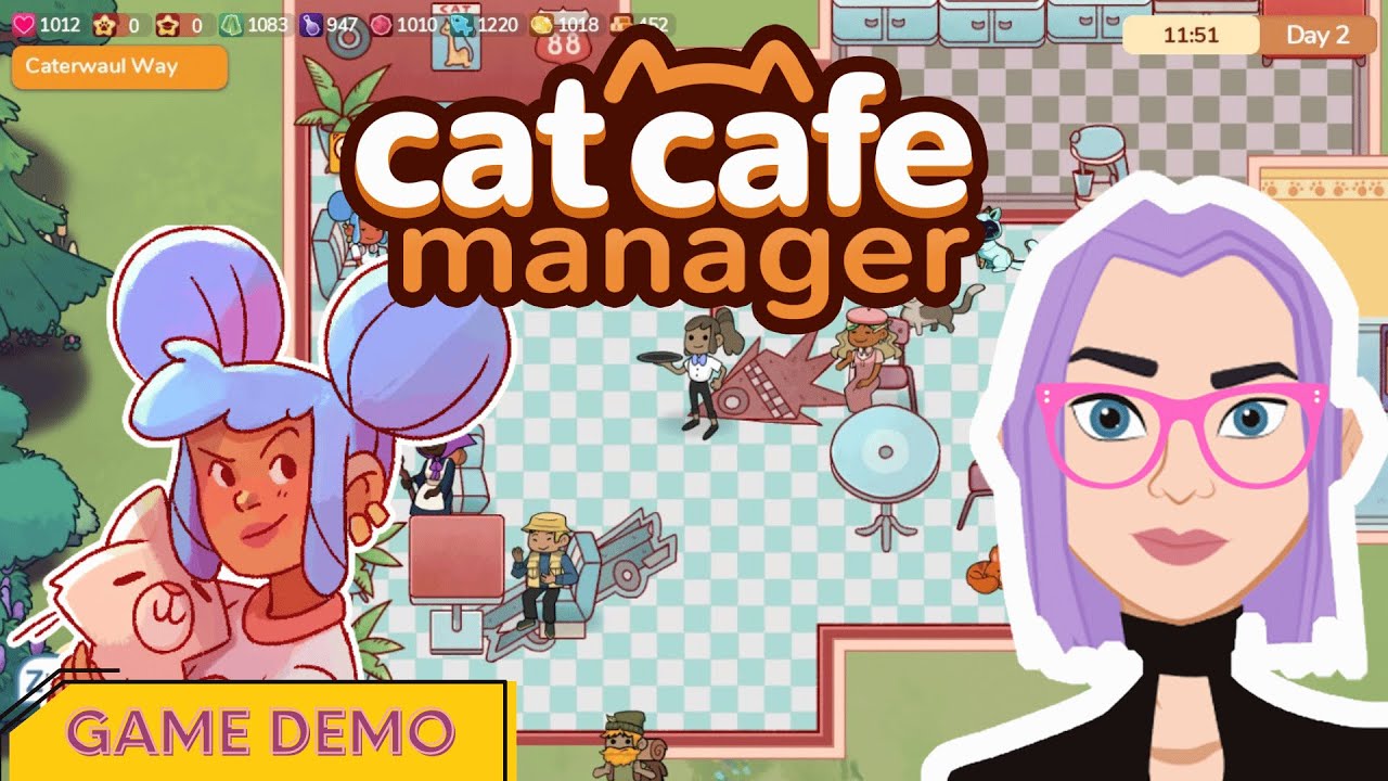 CAT CAFE MANAGER | Demo Playthrough - YouTube