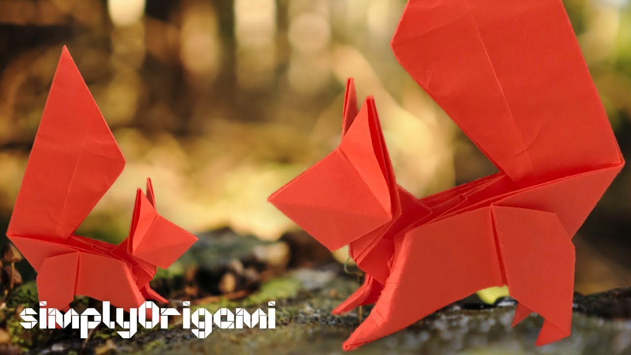 ORIGAMI Squirrel | make an EASY paper SQUIRREL | How To 🌸 | by Oriol ...
