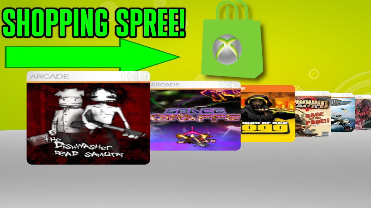 Xbox 360 Marketplace Shopping Spree BEFORE The Store Closes - YouTube