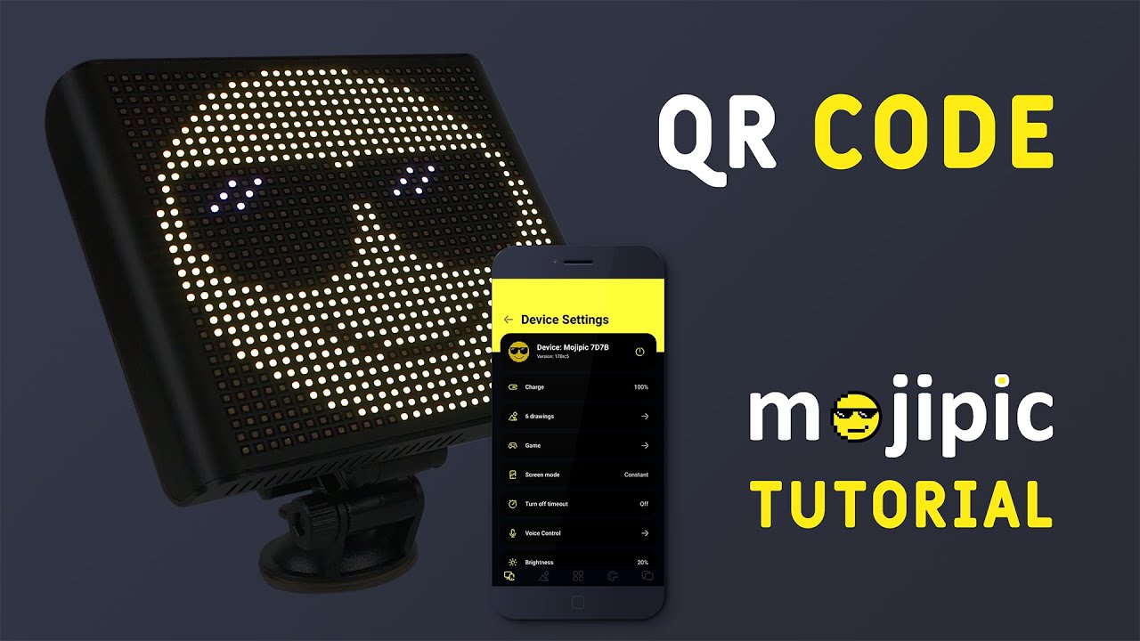 How to genarate QR-Code on Mojipic Apps - YouTube