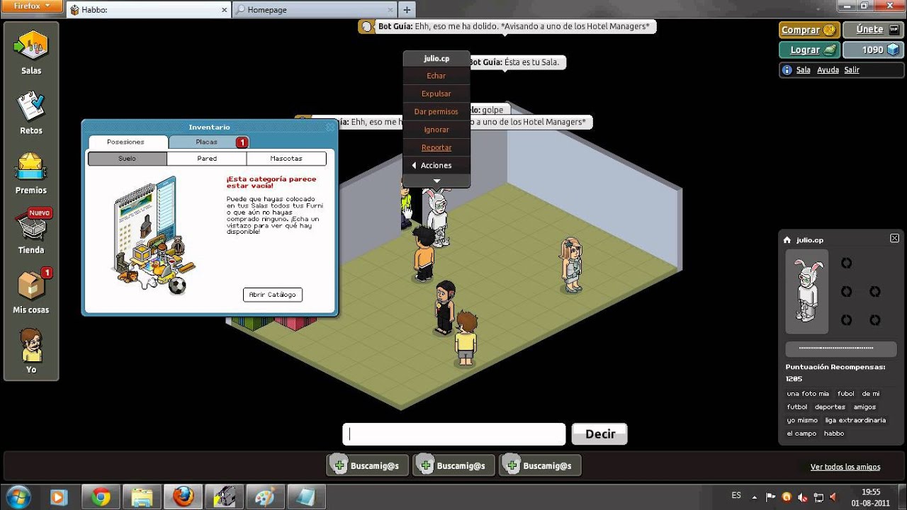 Llamando a Los Staff En Habbo - YouTube