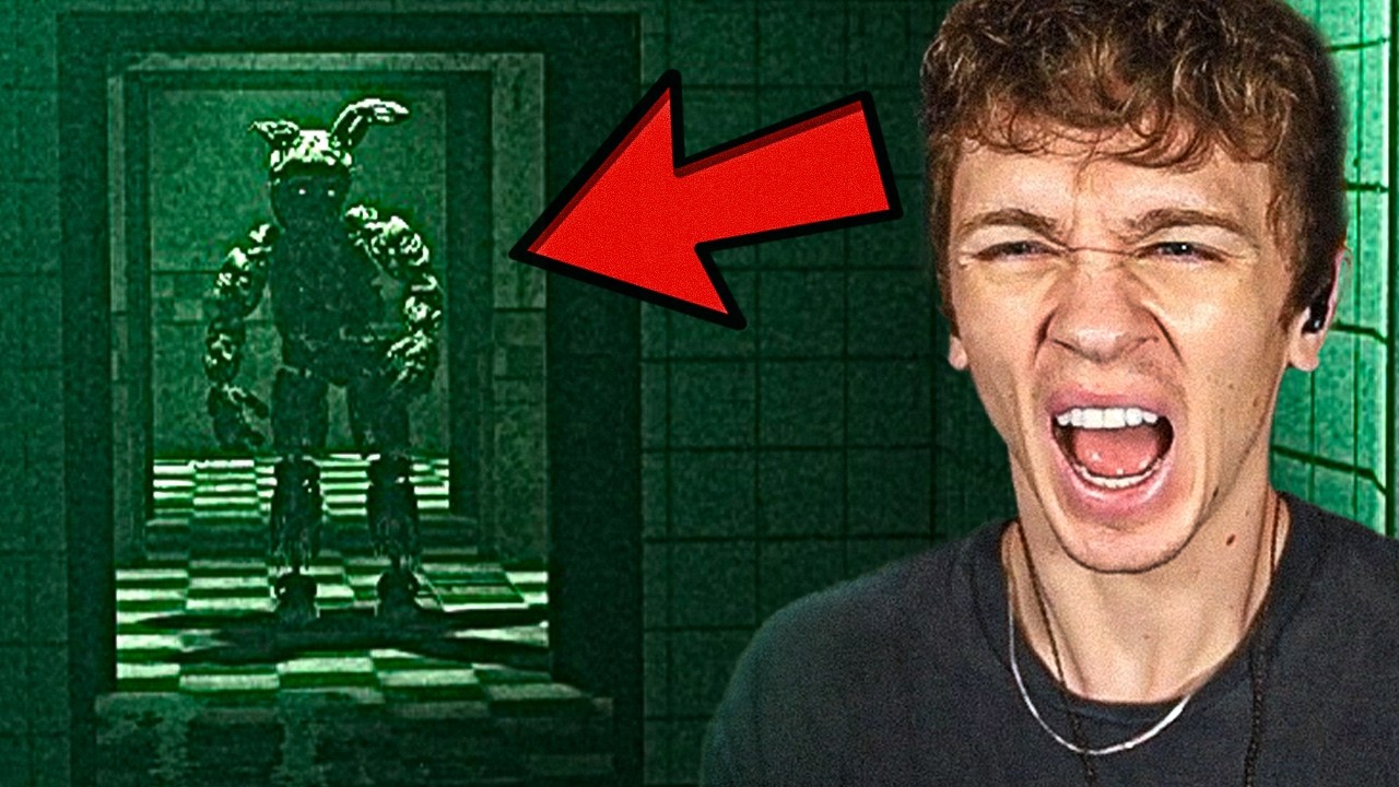 THIS *NEW* FNAF FAN GAME IS SCARY AF!! | The Final Glow of Freddy's ...