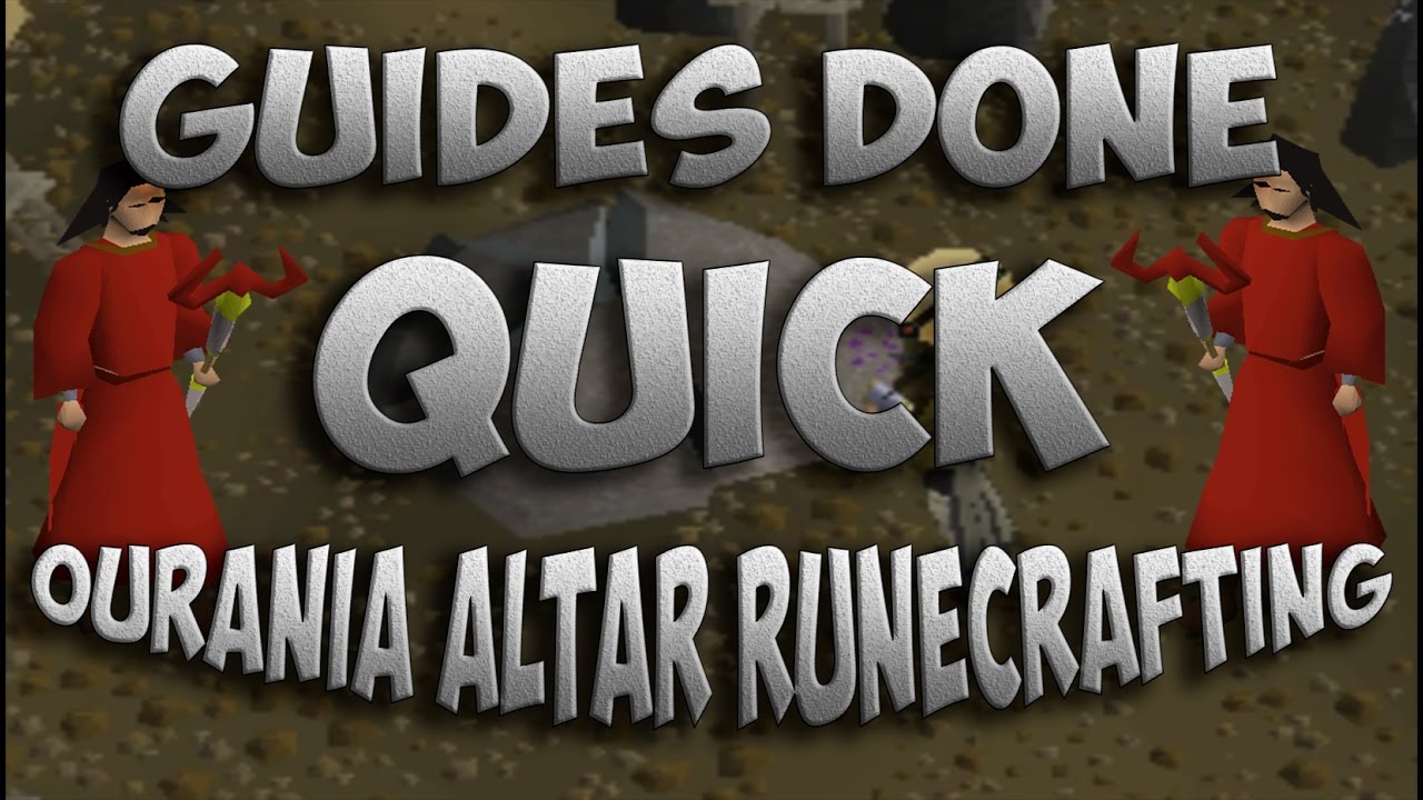 Guides Done Quick - Ourania Altar Runecrafting (Without Lunars) - YouTube