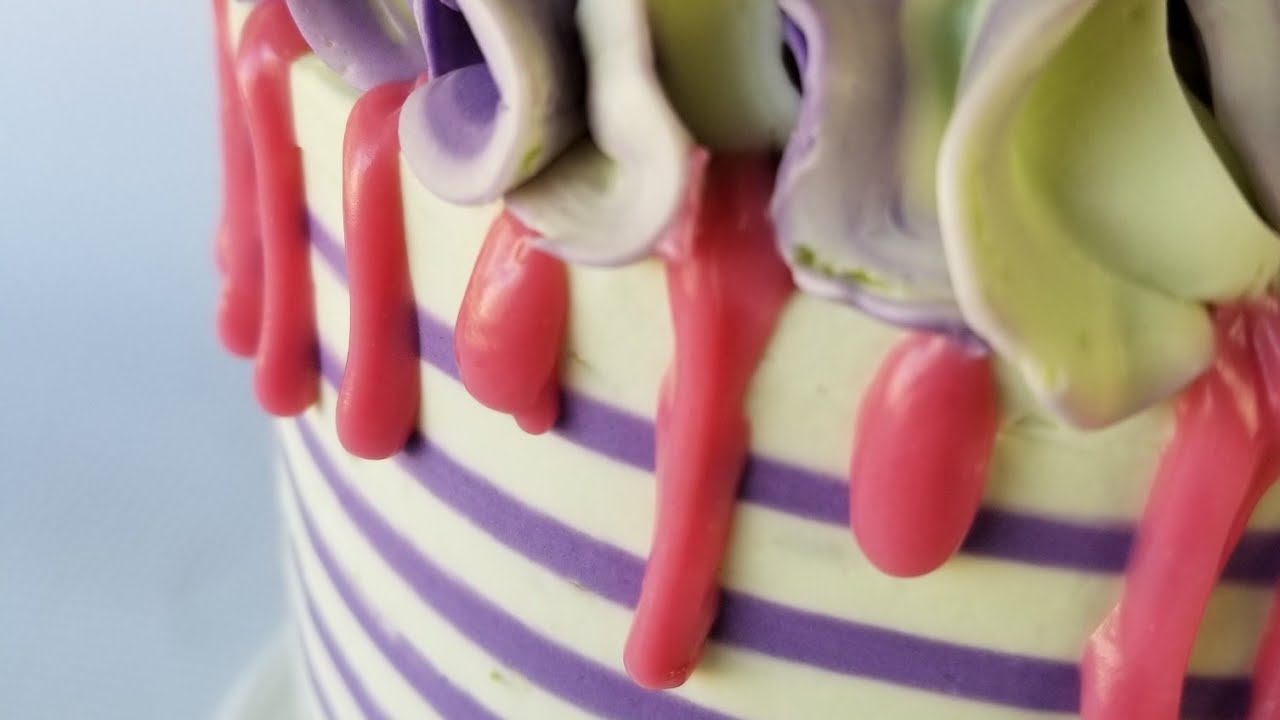 Easy Raspberry White Chocolate Ganache - YouTube