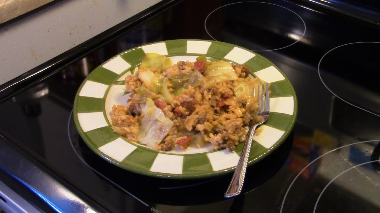 Unstuffed Cabbage Casserole in the Copper Chef XL - YouTube