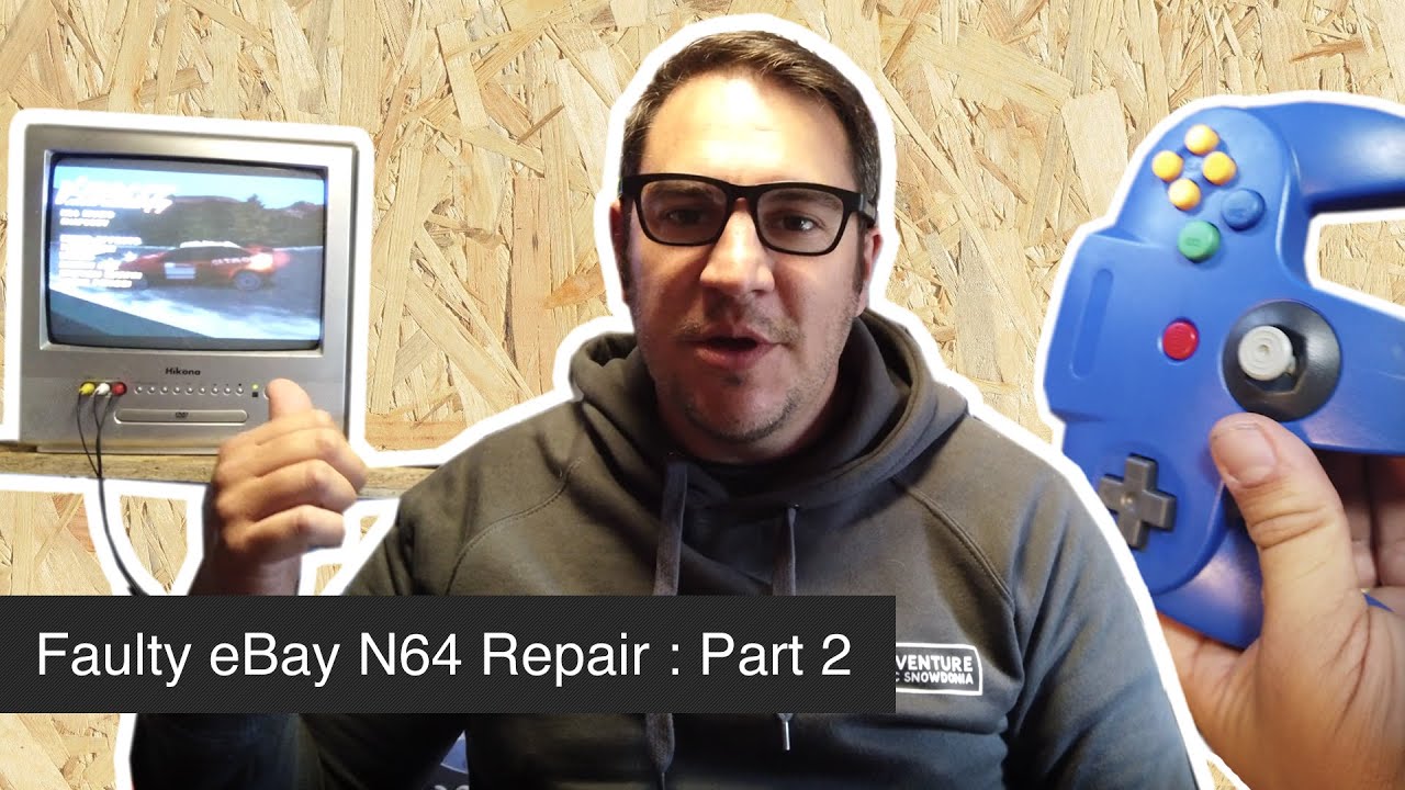 Nintendo 64 eBay Faulty Purchase Repair | N64 Power Supply | Part 2 ...