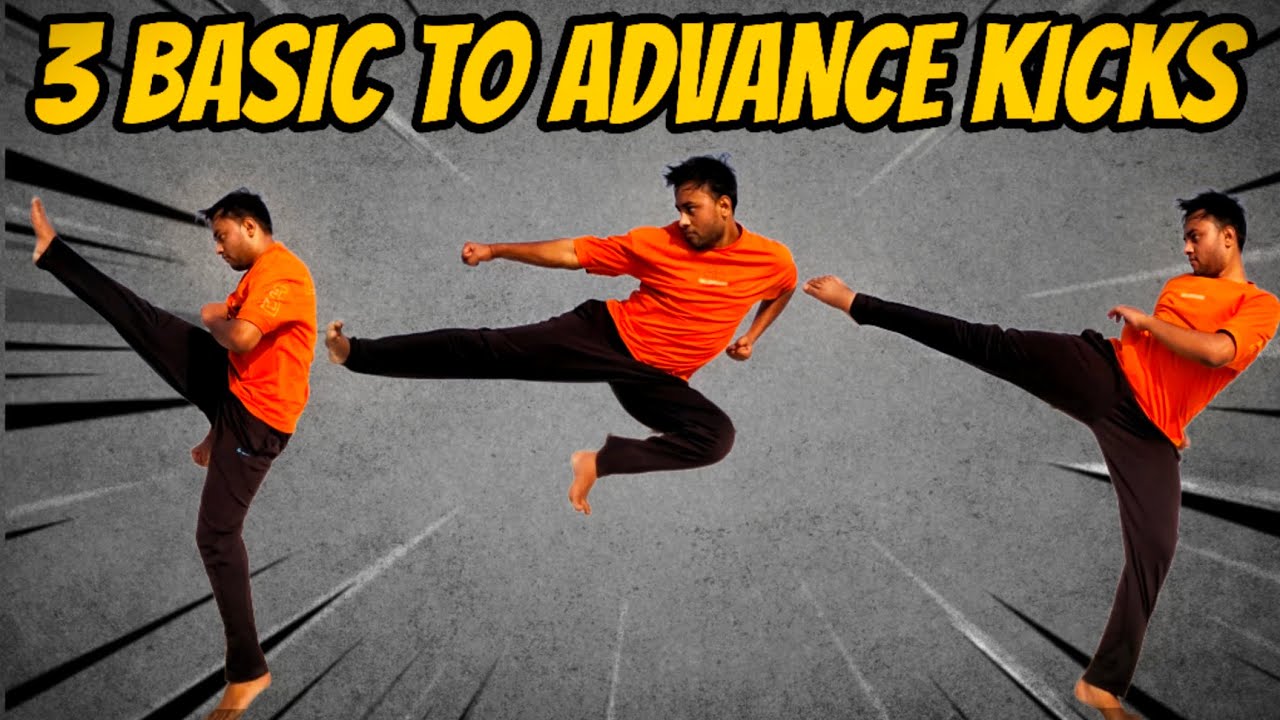 3 Martial Arts Basic To Advance Kick. - YouTube